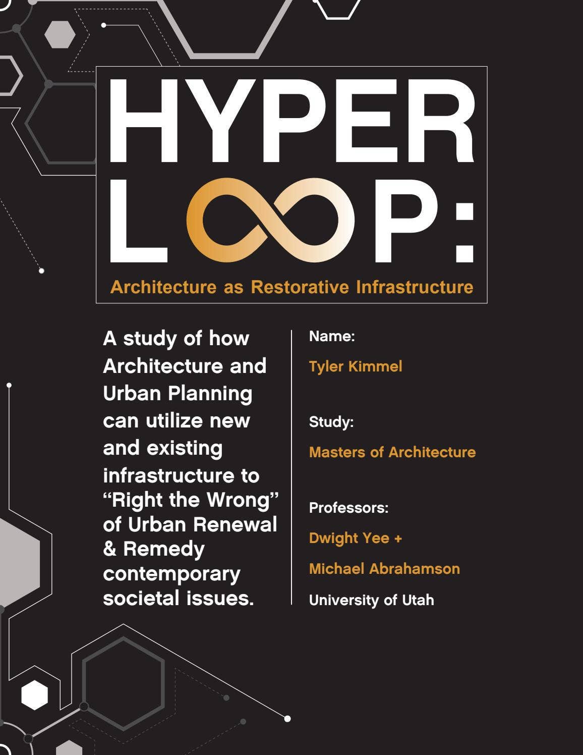 Hyperloop: Architecture as Restorative Infrastructure by Tyler Kimmel - Issuu