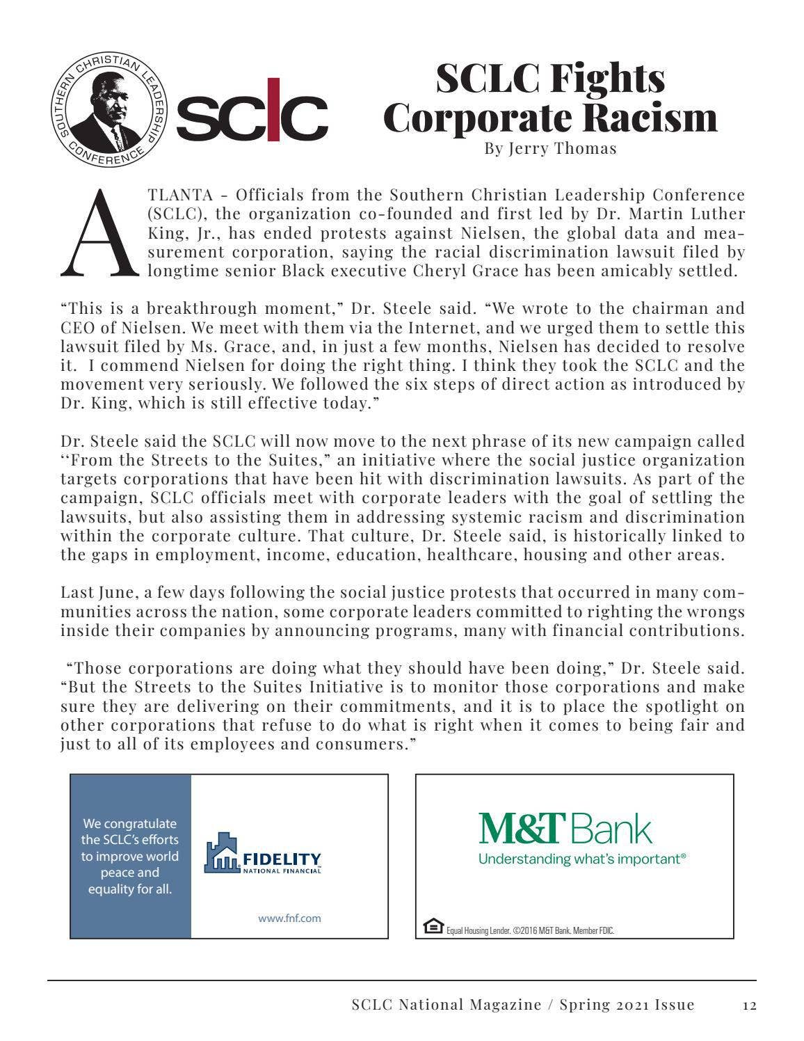 SCLC Magazine, Spring 2021 Issue by SCLC Magazine - Issuu