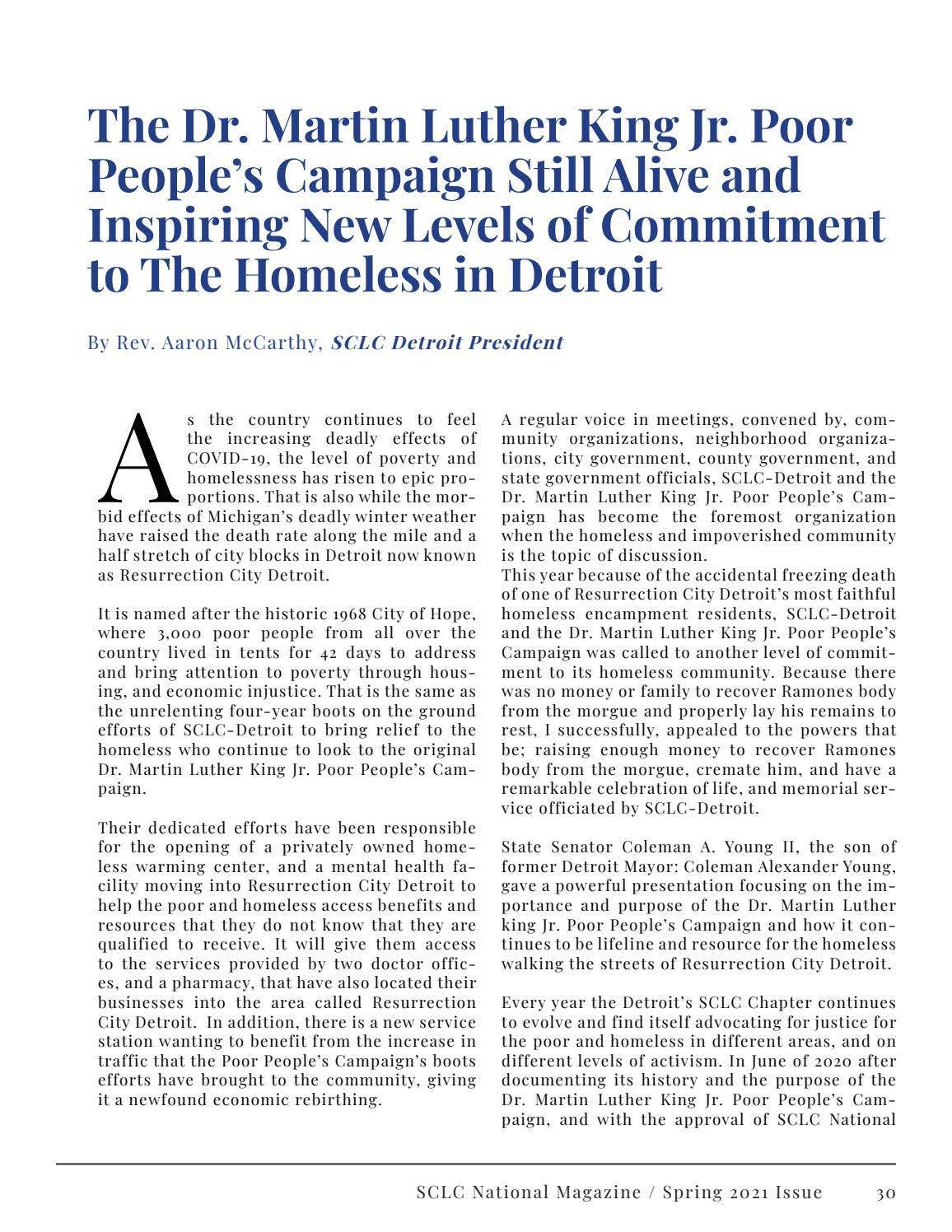 SCLC Magazine, Spring 2021 Issue by SCLC Magazine - Issuu