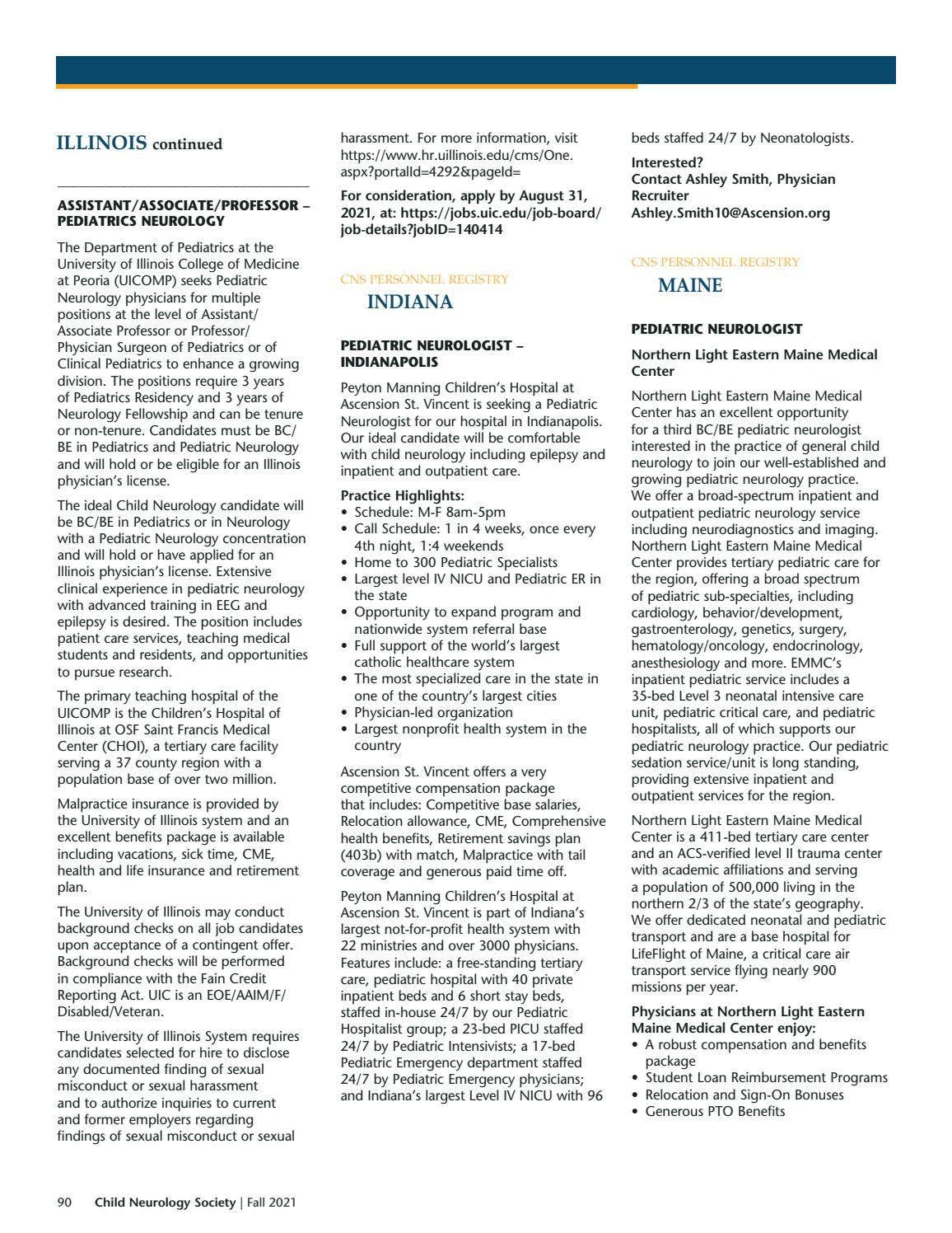 CNS Connection Fall 2021 Issue by Kimberlea Weeks - Issuu