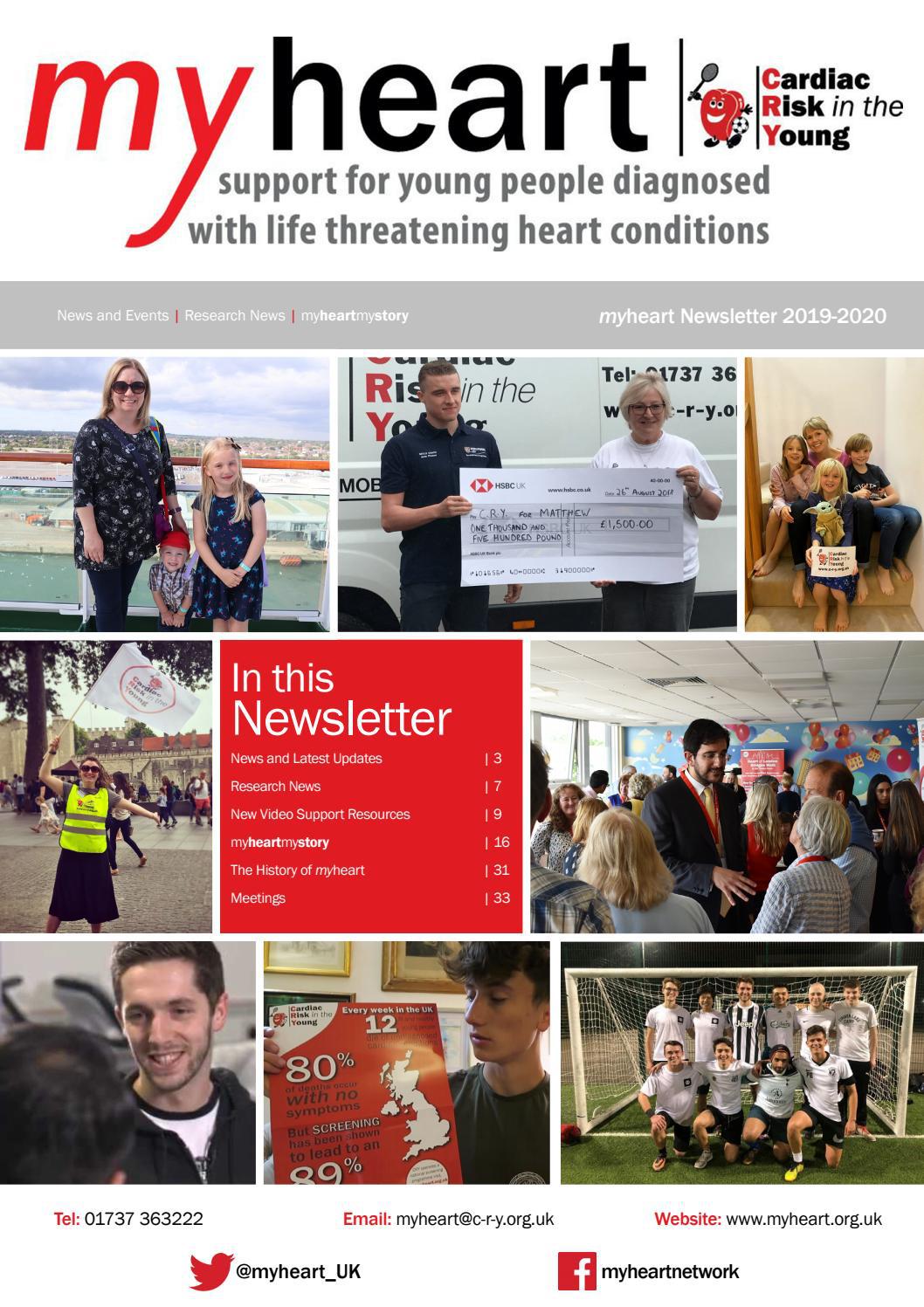 myheart newsletter 2019-2020 by Cardiac Risk in the Young - Issuu