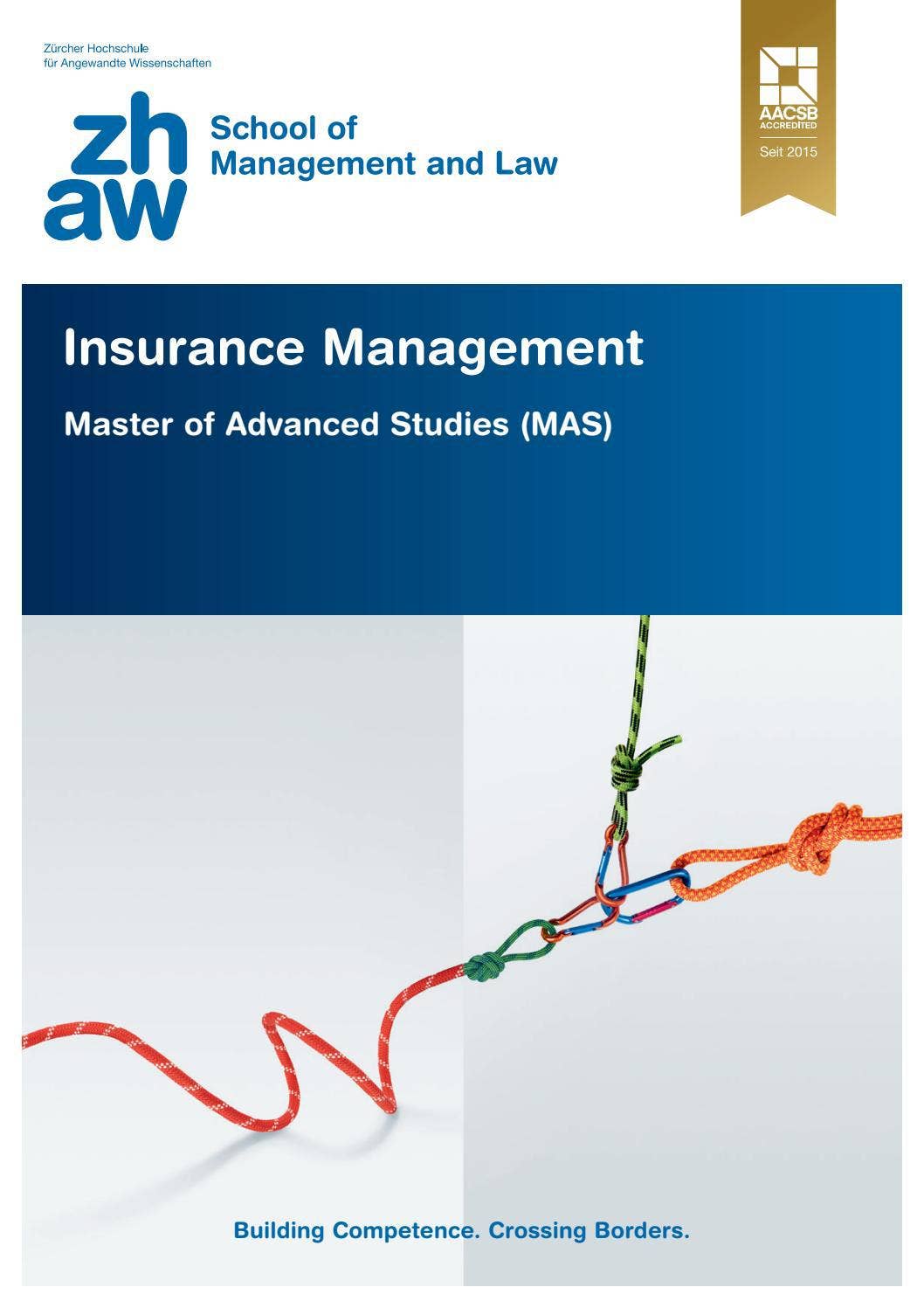 MAS Insurance Management by ZHAW School of Management and Law - Issuu