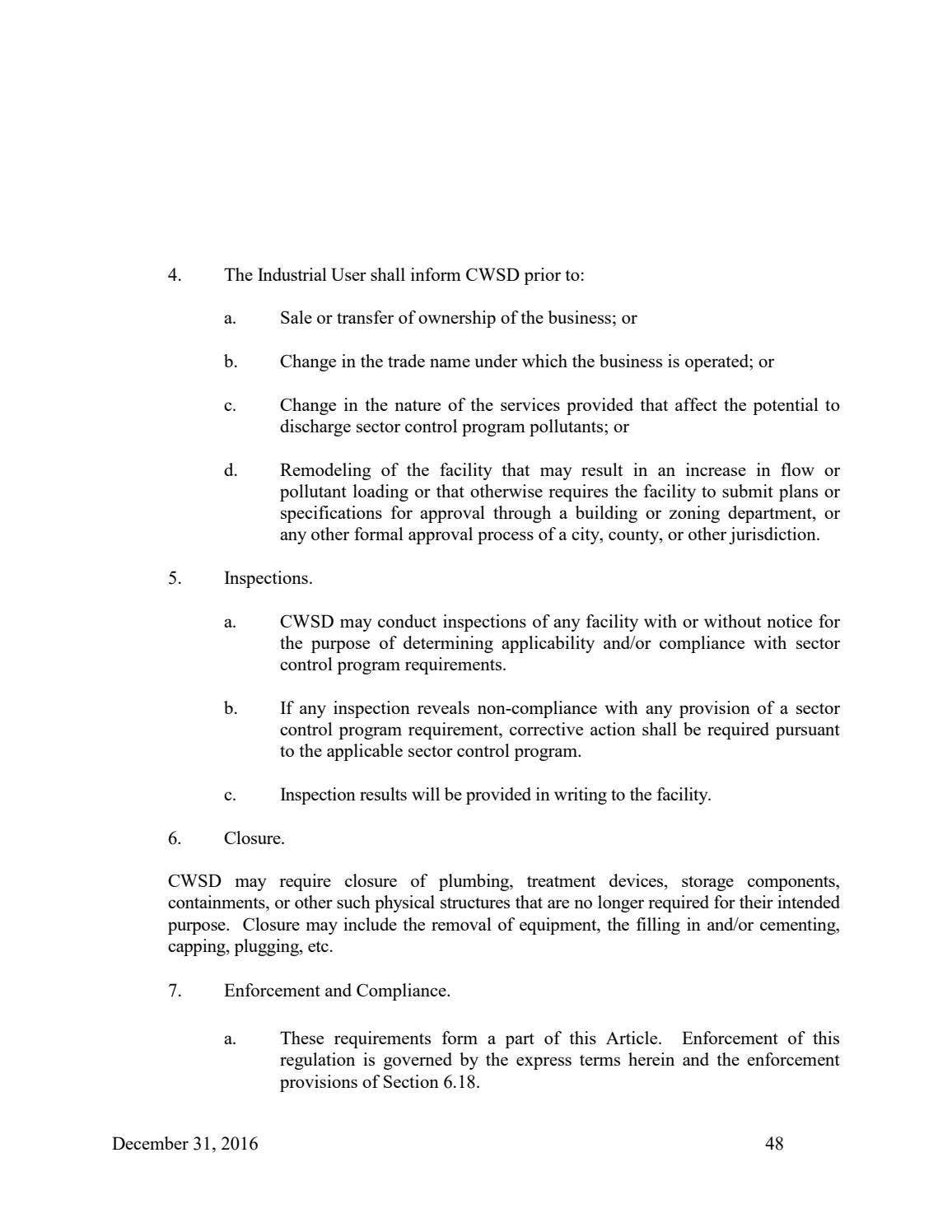 Centennial Water Rules & Regulations Dec 2016 by Highlands Ranch Metro ...