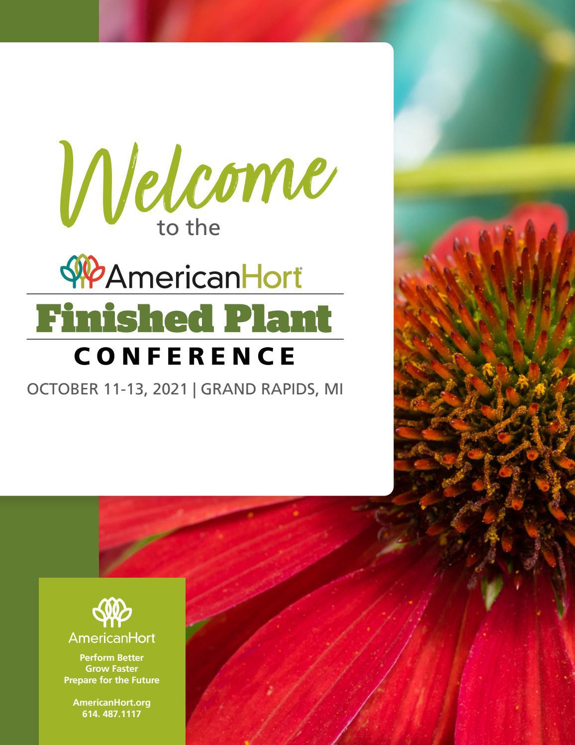 Finished Plant Conference On-Site Guide by AmericanHort - Issuu