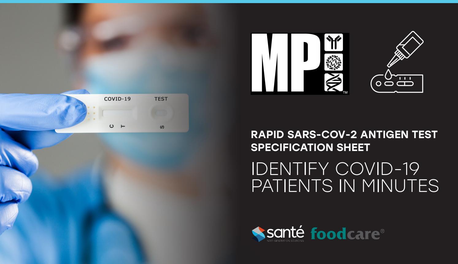 MP Bio Rapid Antigen Test Kit_Specification Sheet by Foodcare - Issuu