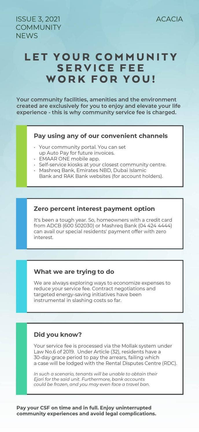ISSUE 3 OF 2021 NEWSLETTER – ACACIA (MOBILE VIEW) by Emaar Community ...