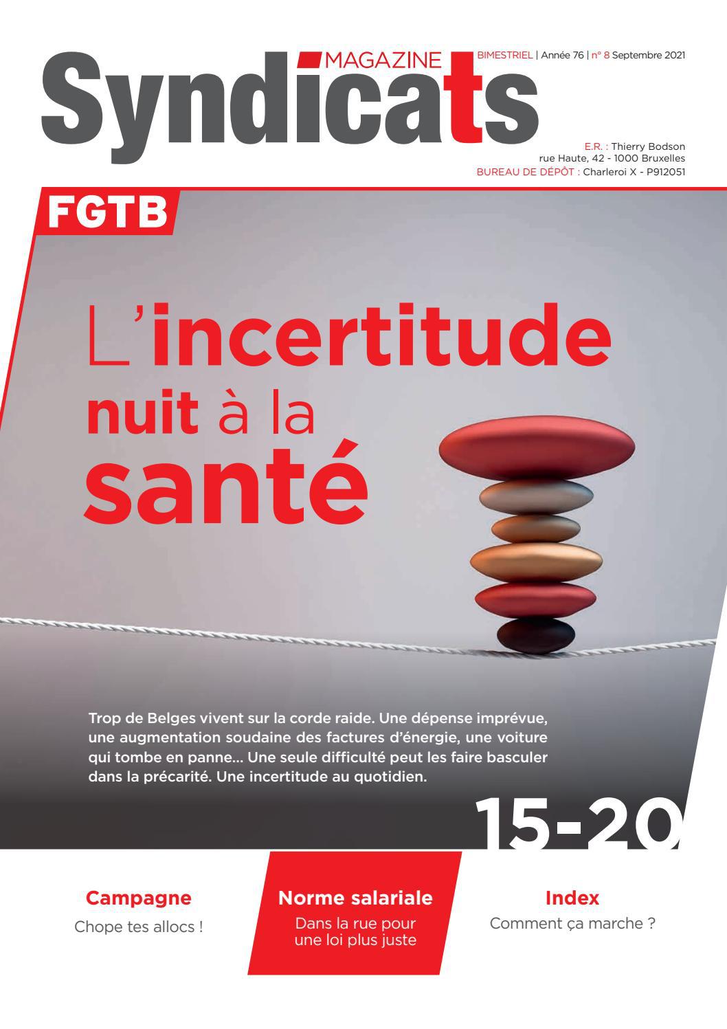 Syndicats FGTB #8 2021 by FGTB - Issuu