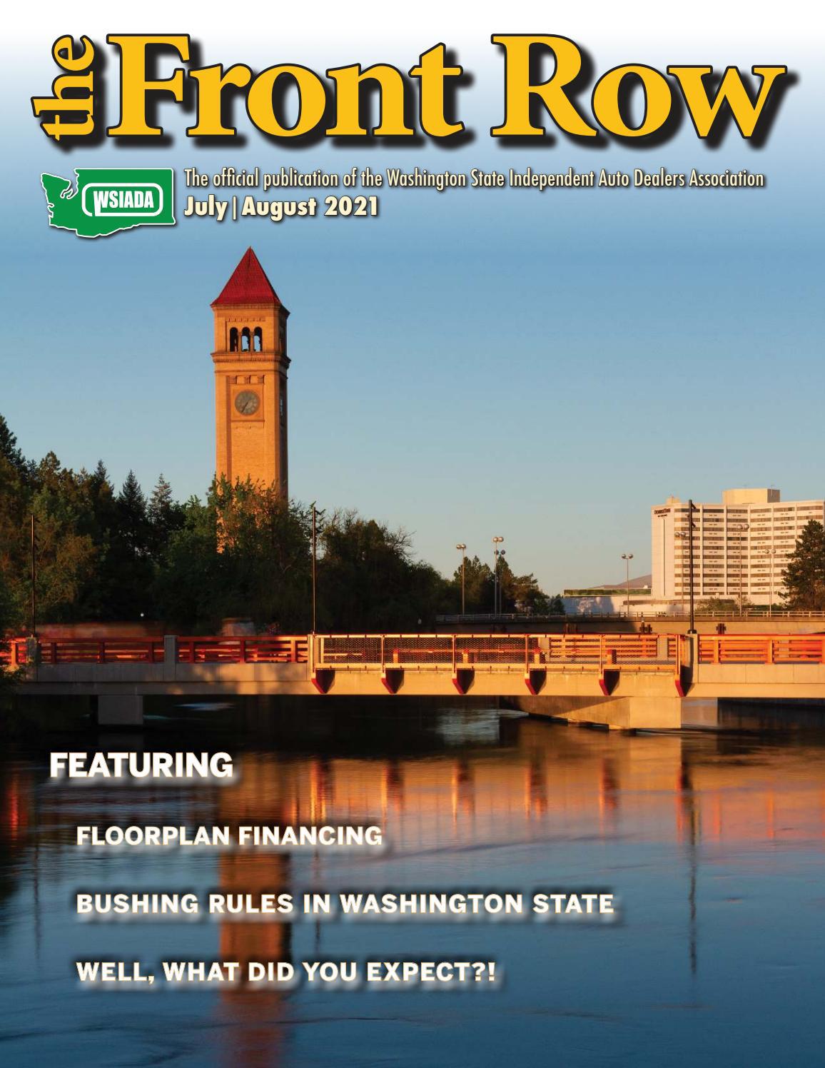 the Front Row - July / August 2021 by WSIADA - Issuu