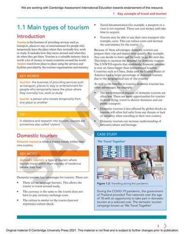 Cambridge IGCSE™ and O Level Travel and Tourism Coursebook with Digital ...