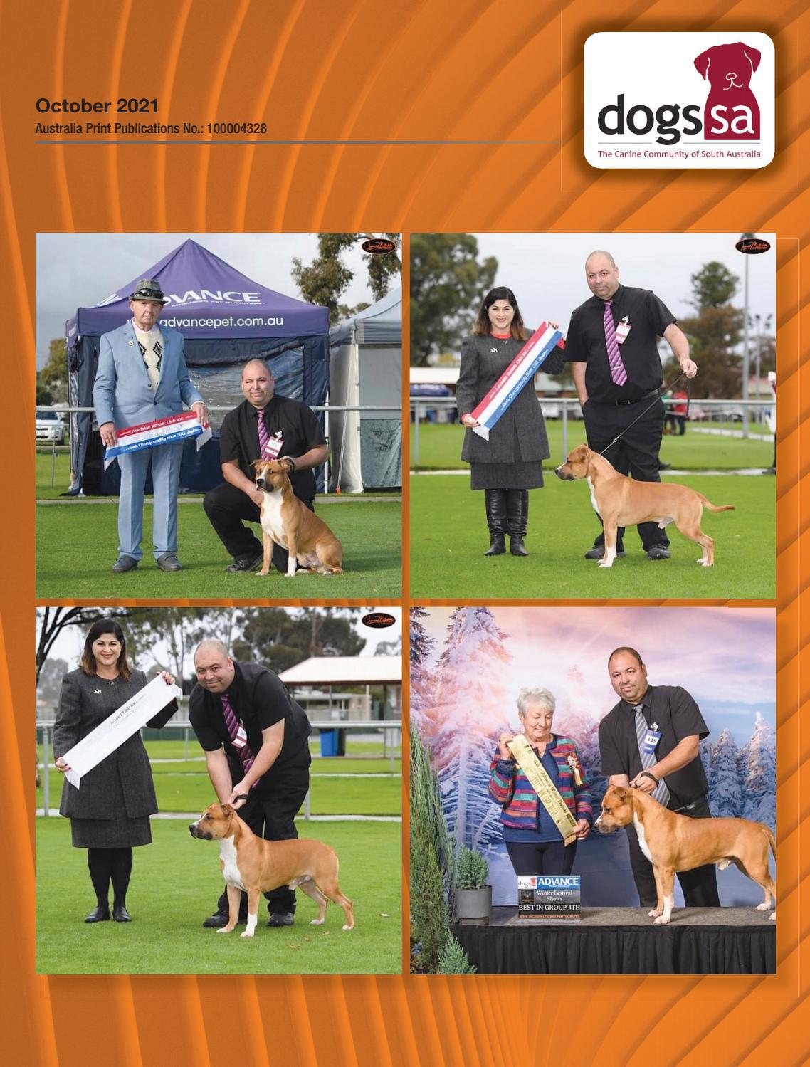 2021 Dogs SA October Magazine by Dogs SA - Issuu