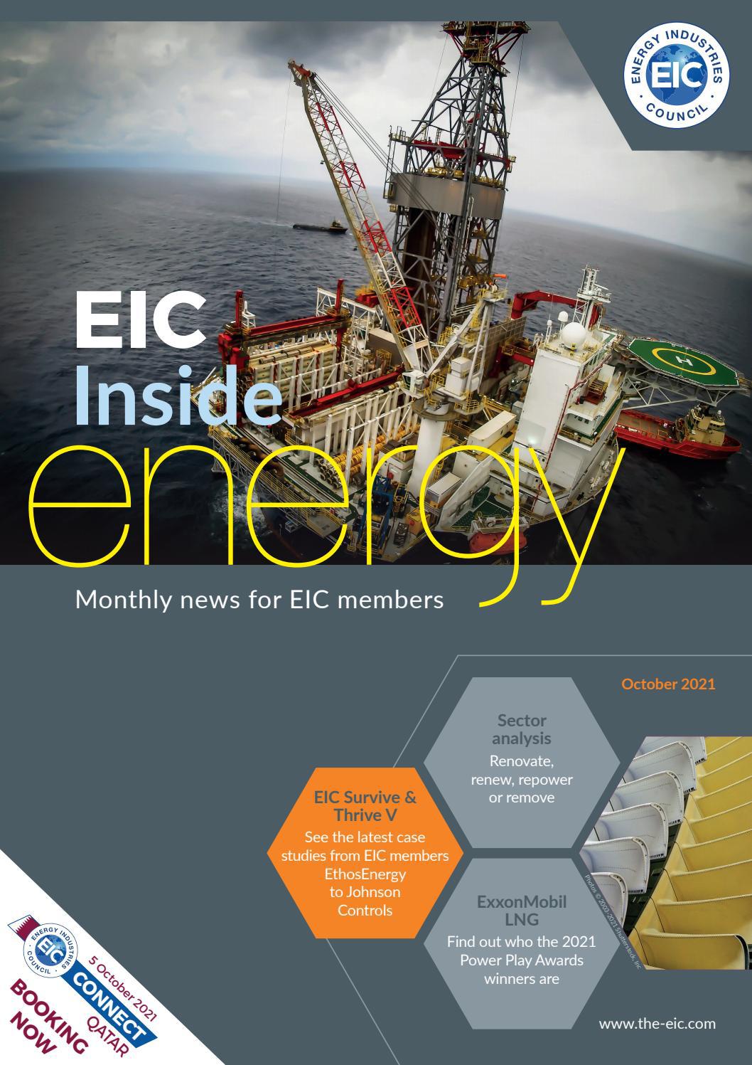 Inside Energy October 2021 by Energy Industries Council - Issuu