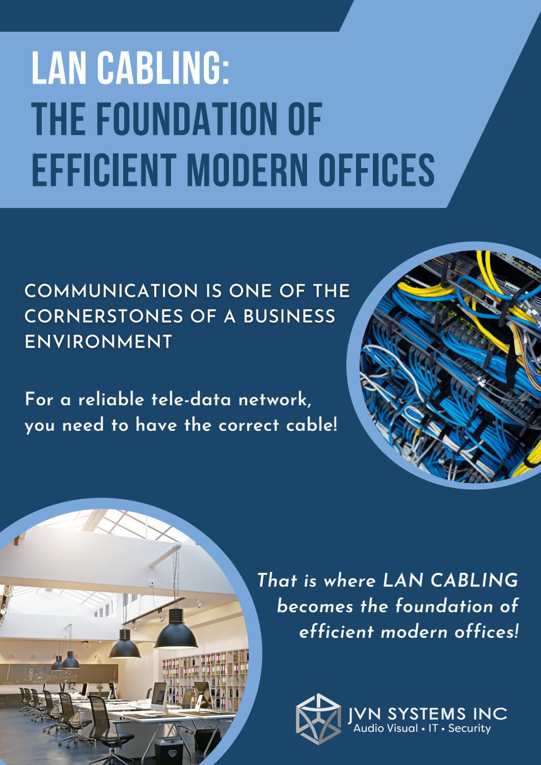 LAN Cabling: The Foundation Of Efficient Modern Offices by jvnsystems ...
