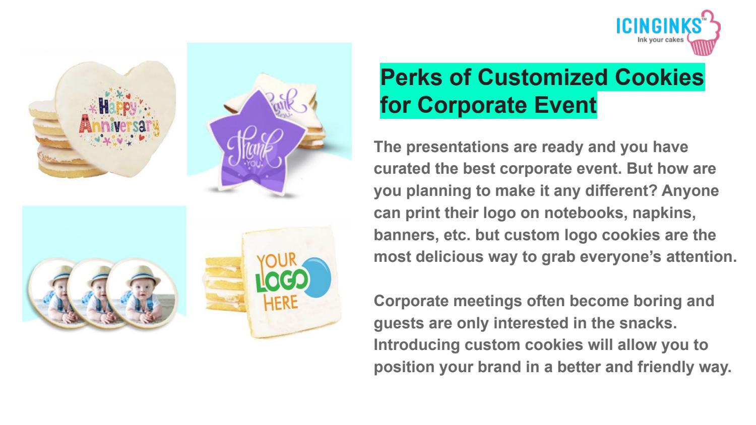 Perks of Customized Cookies for Corporate Event by itsstassyhiller - Issuu