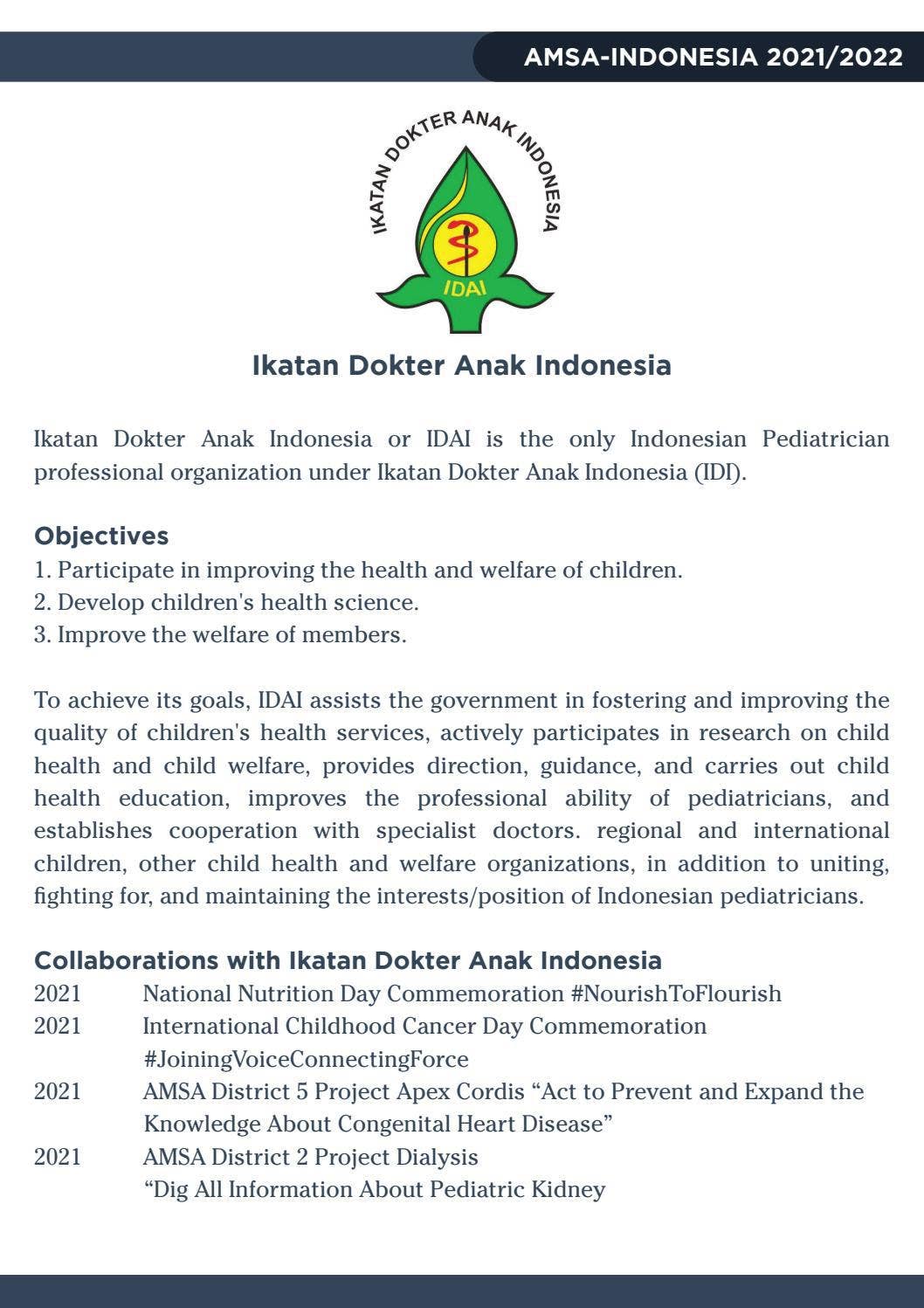 Official GO and NGO Guideline AMSA-Indonesia 2021/2022 by AMSA ...