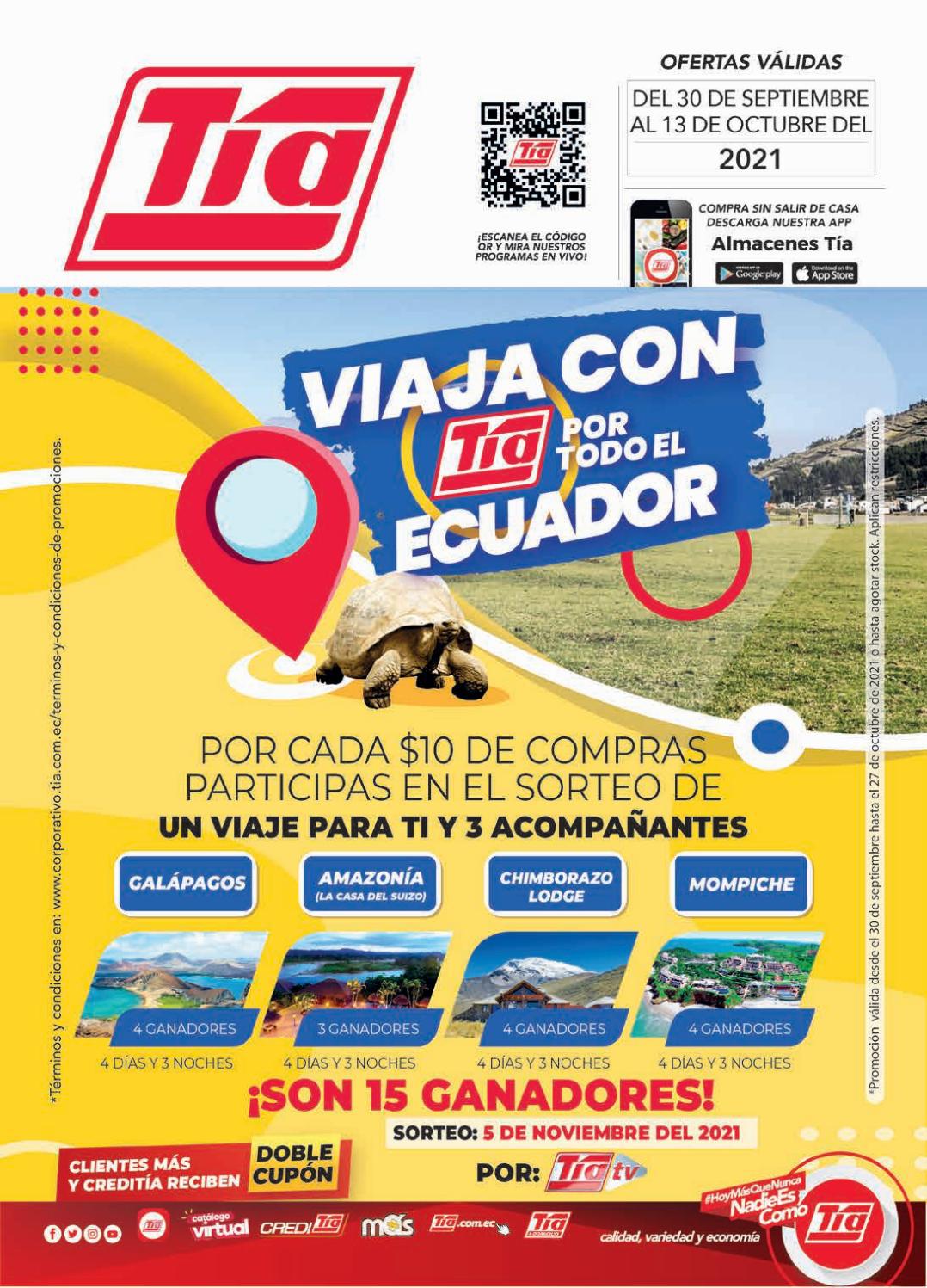 VIAJA CON TÍA POR TODO EL ECUADOR | 1ERA OCTUBRE 2021 by Almacenes Tía ...