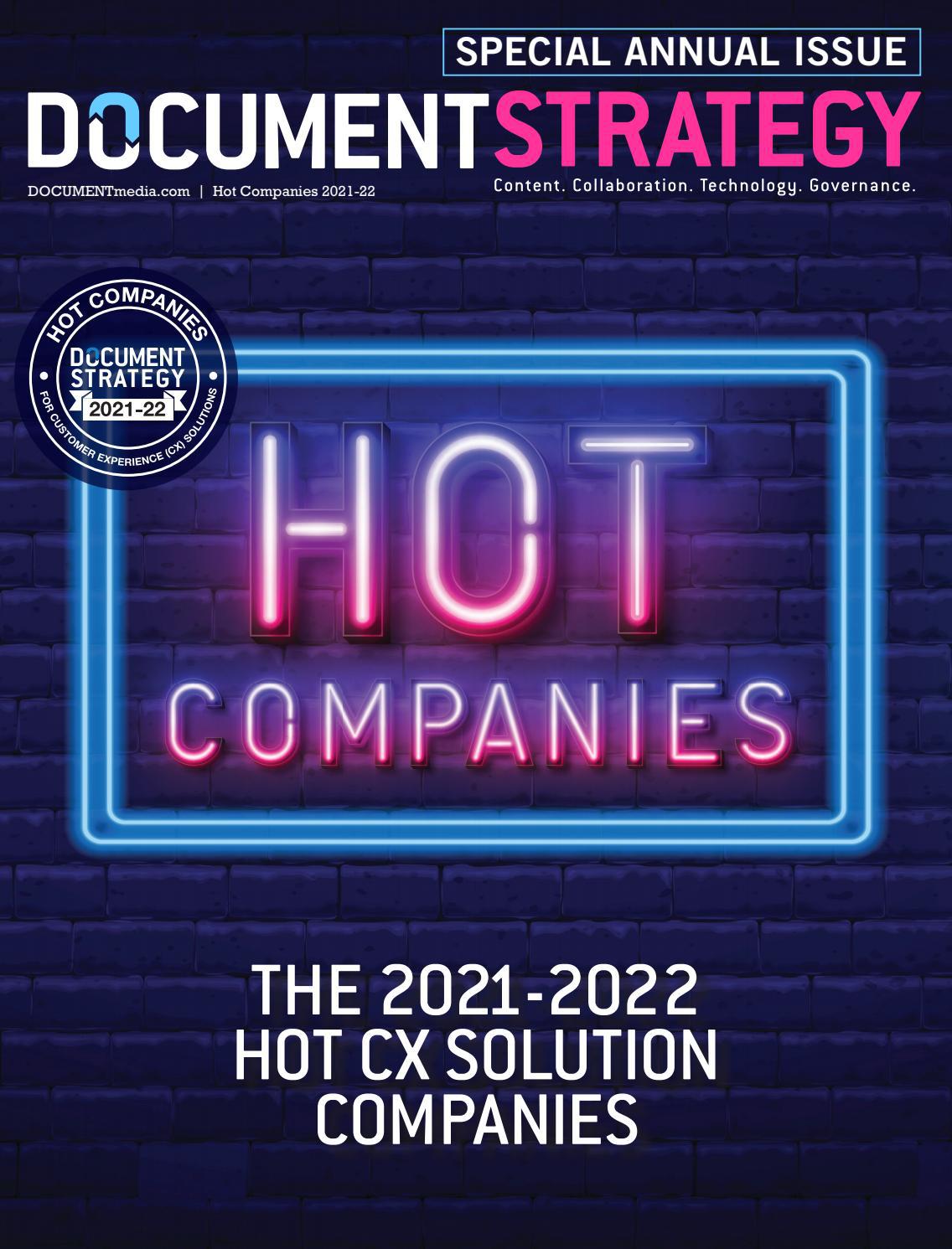DOCUMENT Strategy Hot Companies 2021-2022 by MadMen3 - Issuu