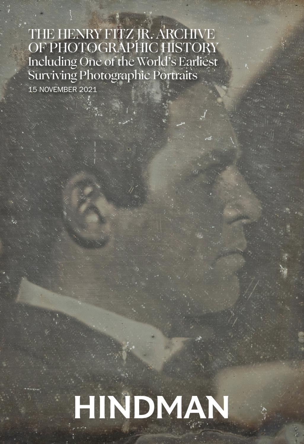 Sale 955 | The Henry Fitz Jr. Archive of Photographic History by ...