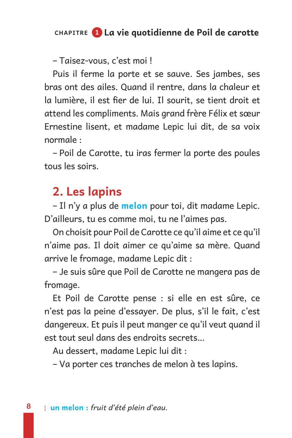 Poil de carotte - Niveau A2 by CLE International - Issuu
