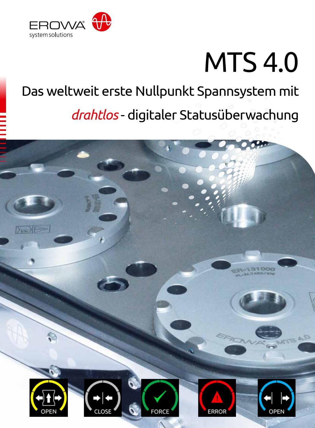 MTS 4.0 Das drahtlos überwachte Nullpunkt Spannsystem by EROWA - Issuu