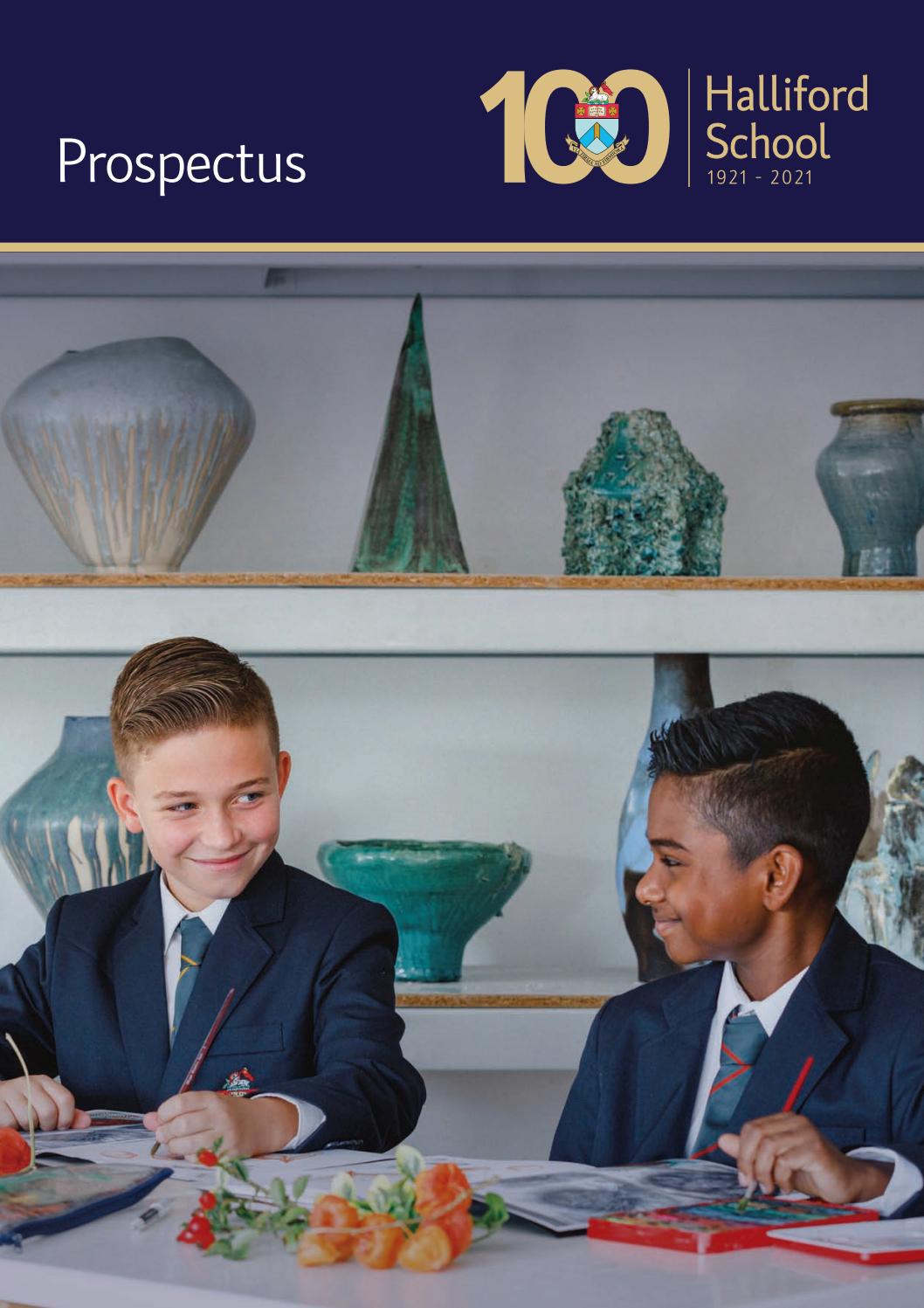 Halliford School Prospectus 2021 by Chris Knight - Issuu