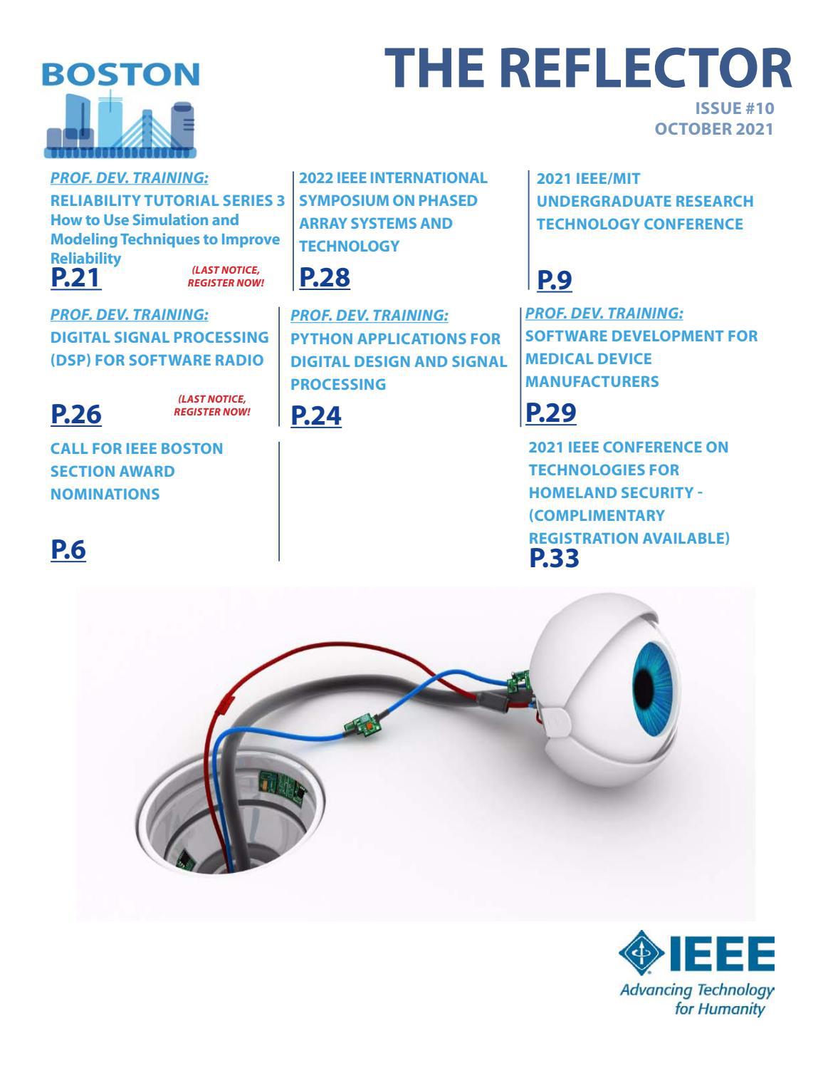 IEEE Boston Section Digital Reflector October 2021 by IEEE Boston ...