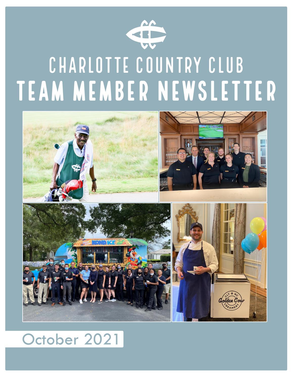 Charlotte Country Club Team Member Newsletter Fall 2021 by Charlotte ...
