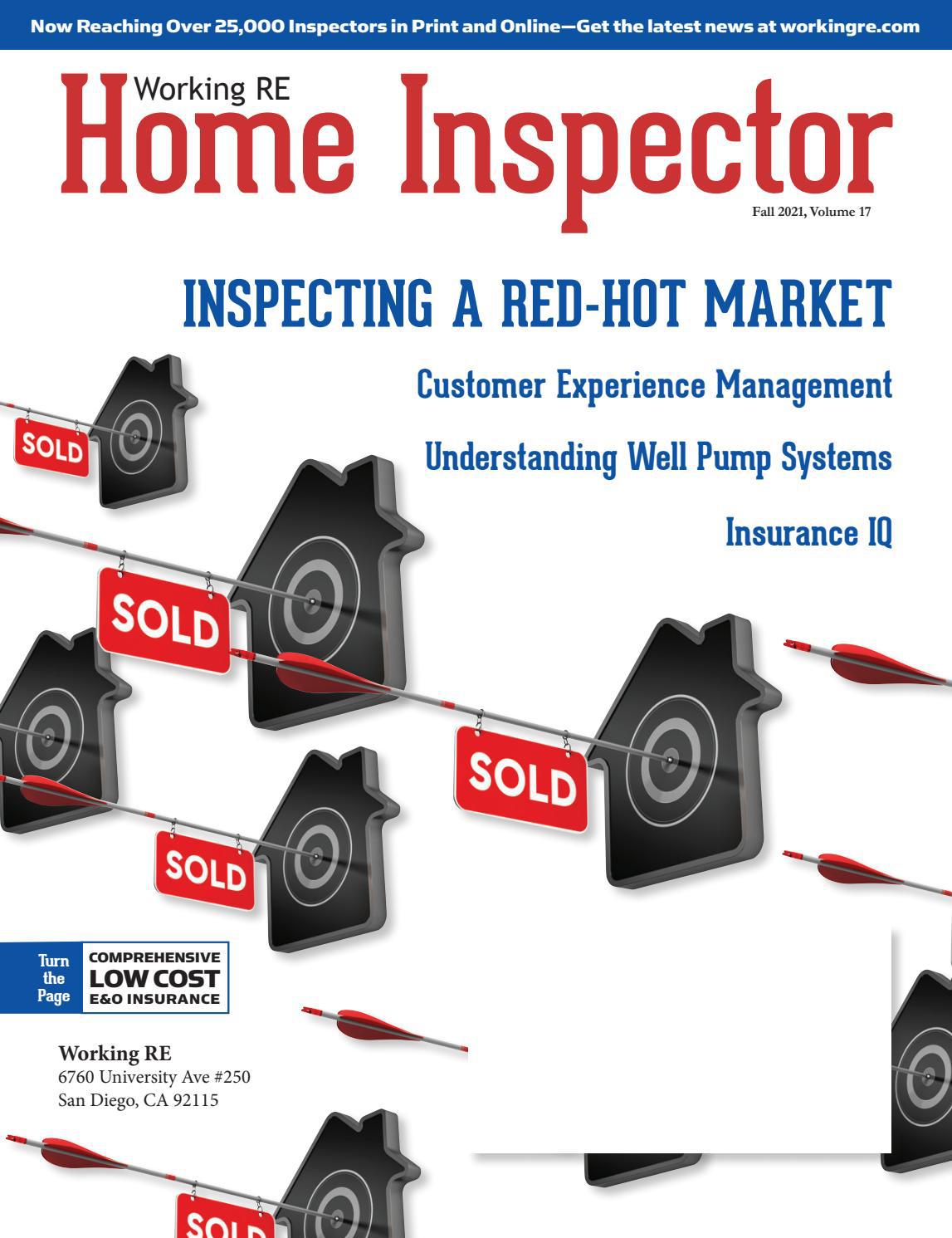 Working RE Home Inspector - Issue 17 by Working RE Magazine - Issuu