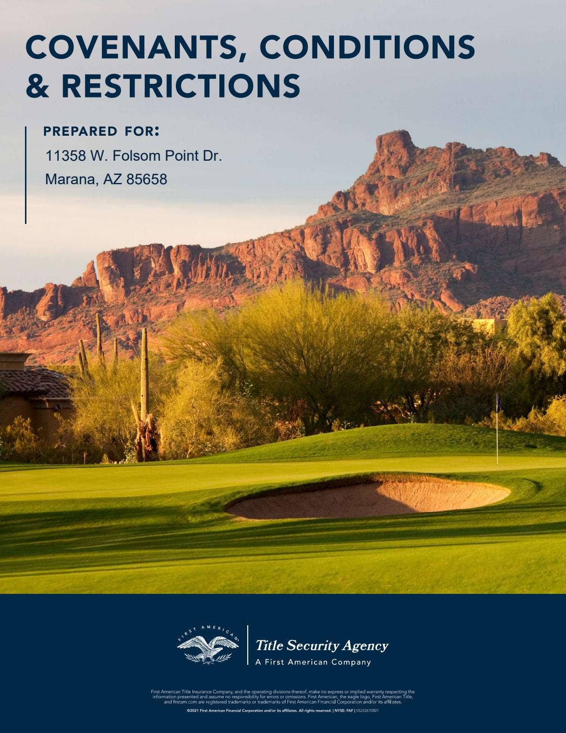 11358 W Folsom Point Dr, Marana, AZ 85658 by FirstAmAZ - Issuu