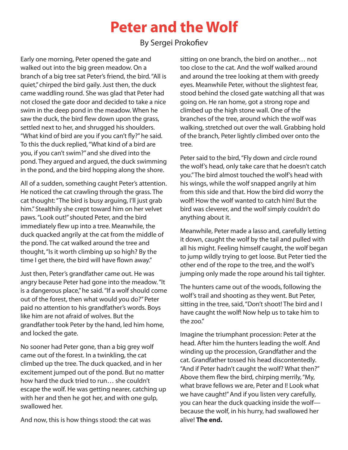 The Story of Peter and the Wolf by northcarolinasymphony - Issuu