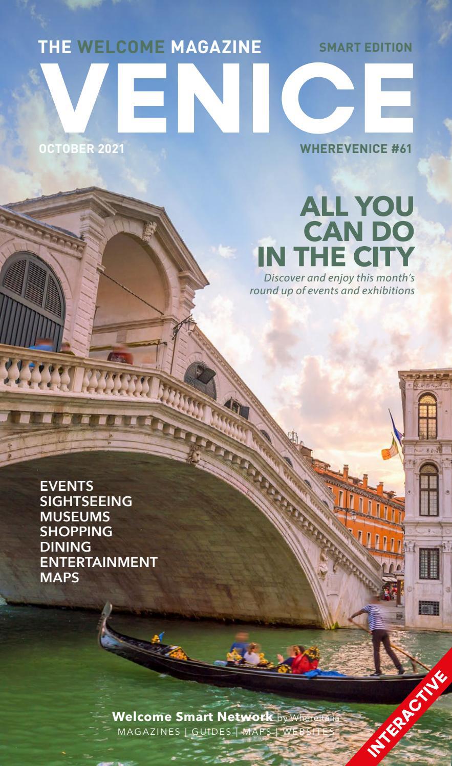 Venice Welcome Magazine n 61 October 2021 by Welcome Smart Network - Issuu