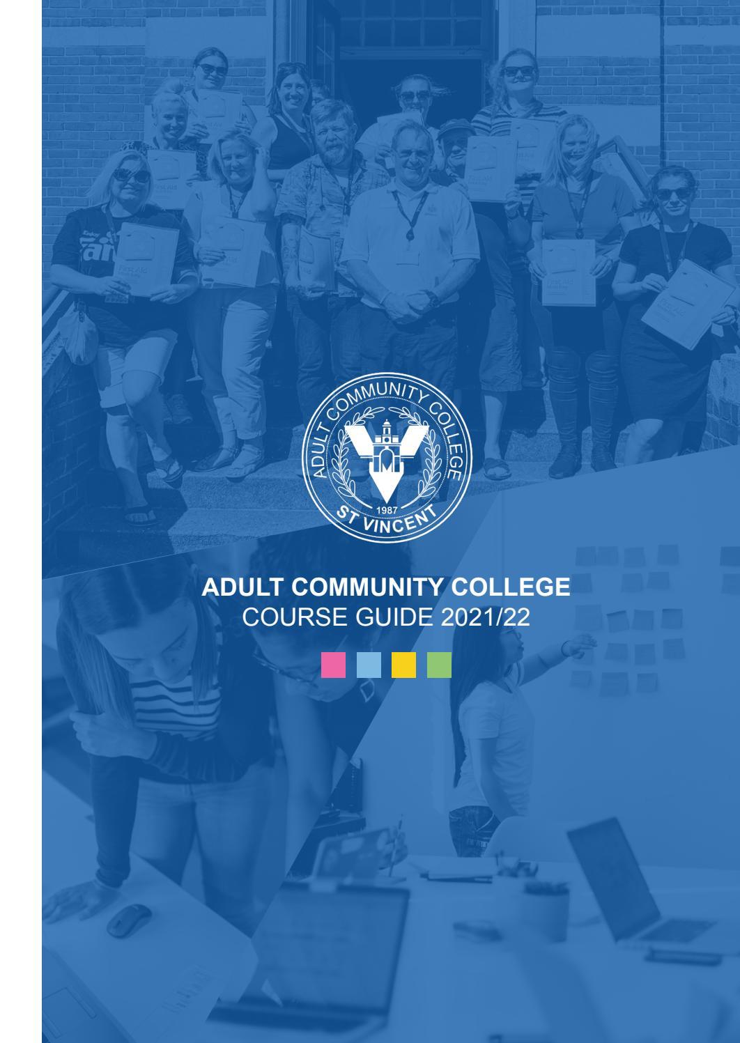Adult Community College: [A7] Course Guide 2022-23 by St Vincent ...