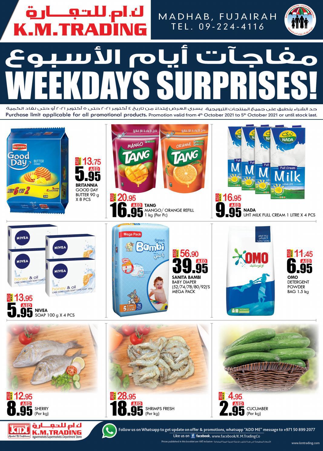 Weekdays Surprises_K M TRADING_Fujairah_4th October 2021 by K.M.TRADING ...