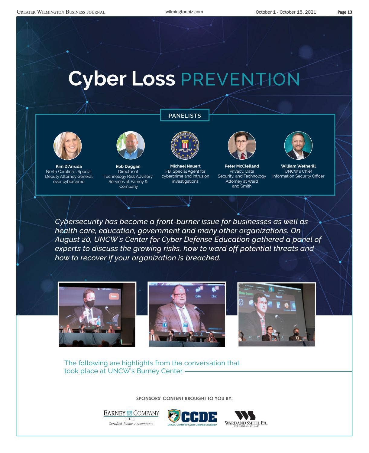 Cyber Loss Prevention by Greater Wilmington Business Journal / WILMA ...