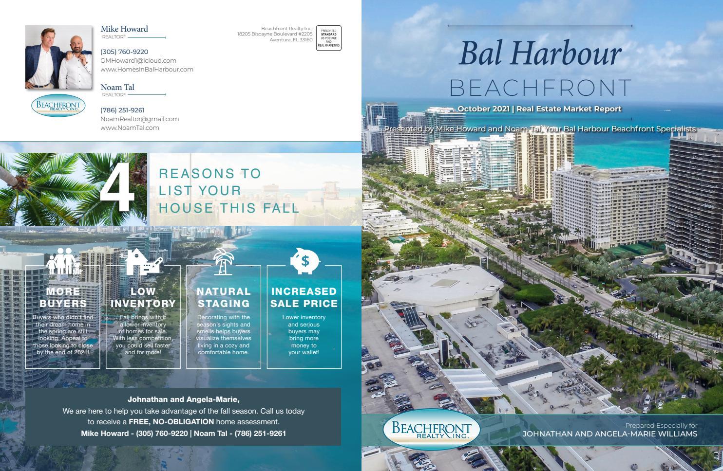 Mike Howard - Bal Harbor Beachfront - October 2021 by REAL Marketing ...