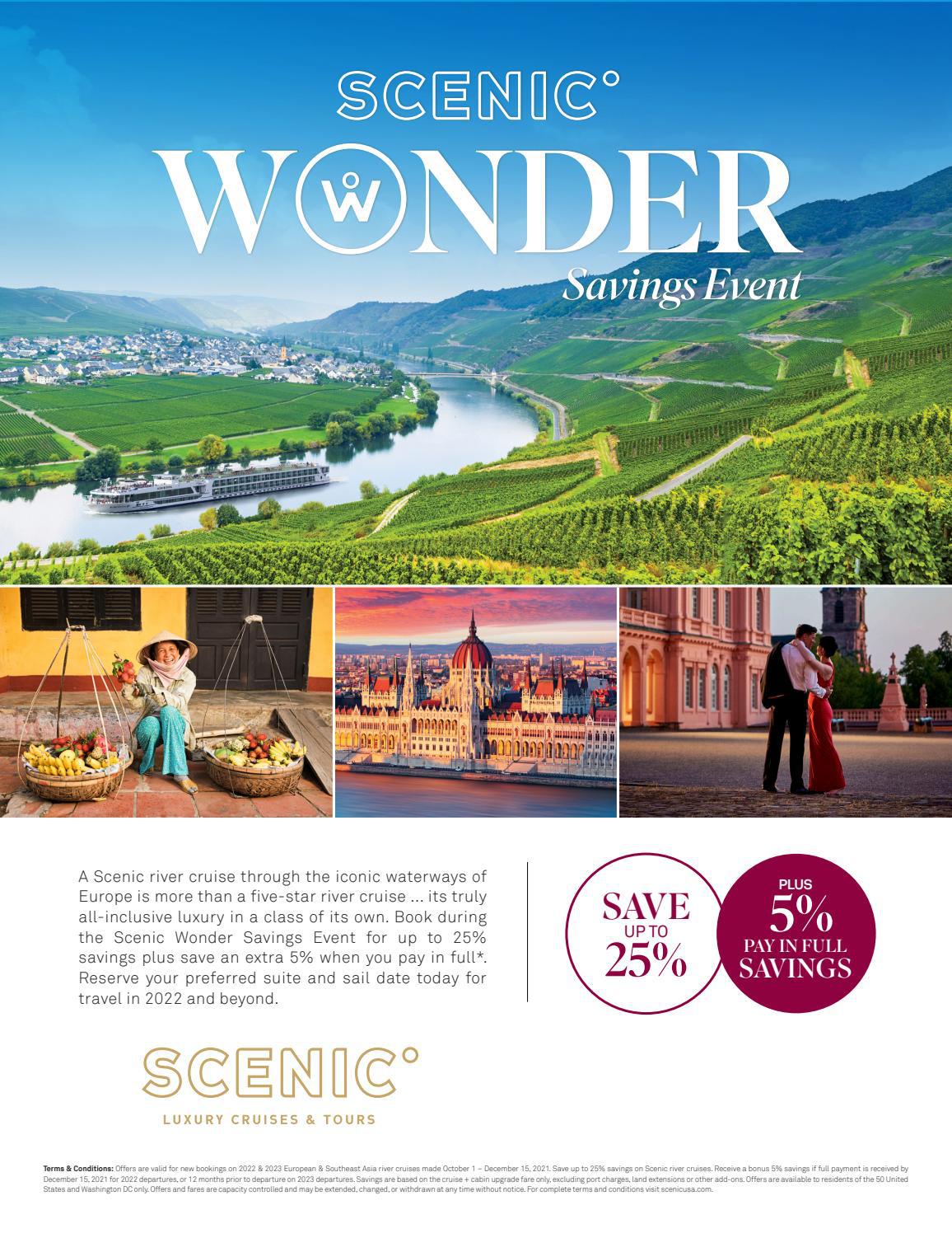 Scenic Wonder Savings Event Custom Flyer Rivers by Scenic & Emerald ...