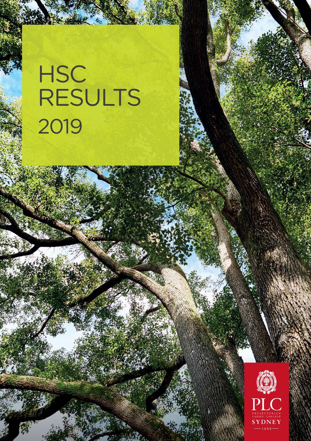 2019 PLC Sydney HSC Results by PLC Sydney - Issuu