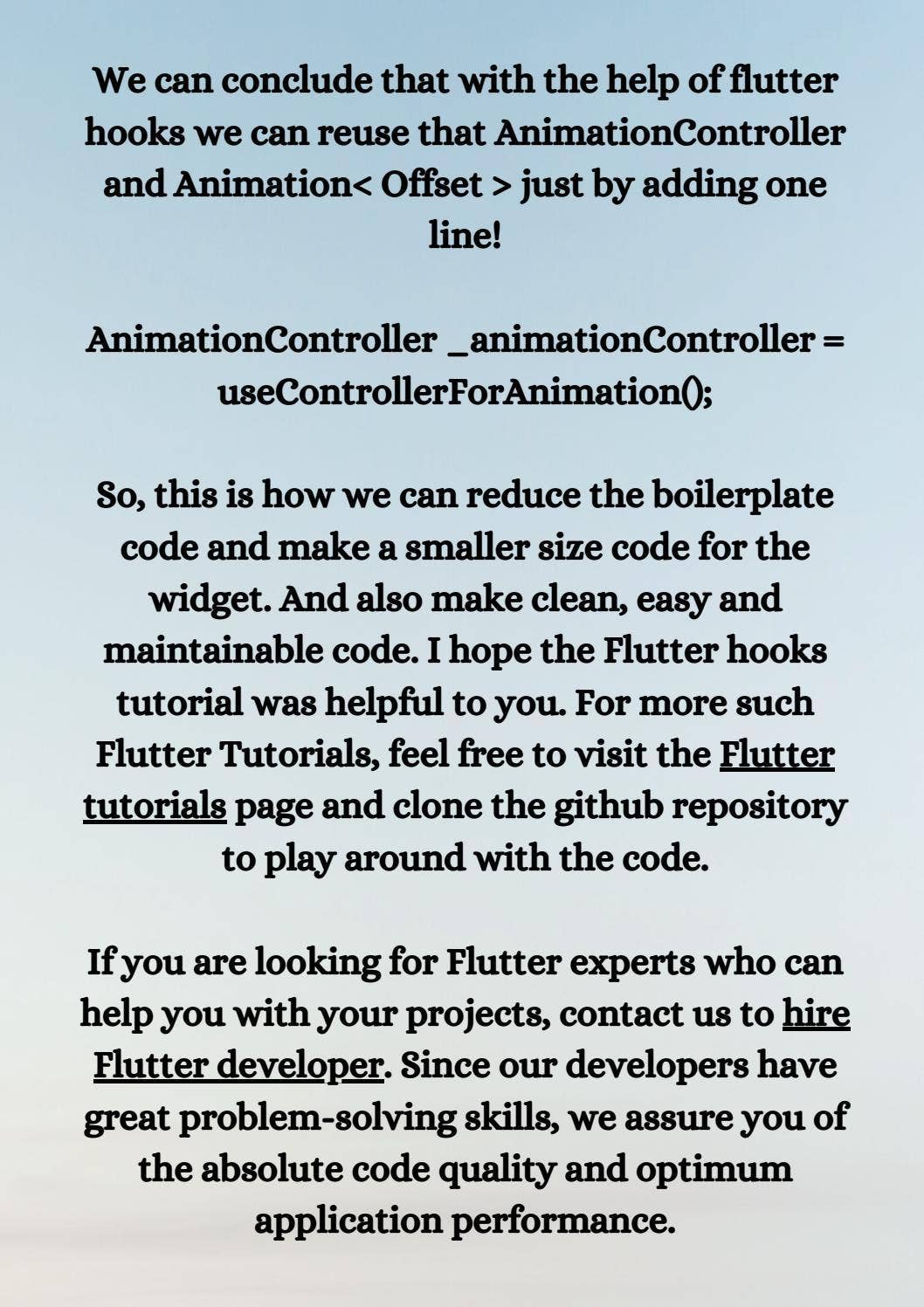Flutter Hooks Tutorial Part 1 Flutter Animation Using Hooks Useeffect And