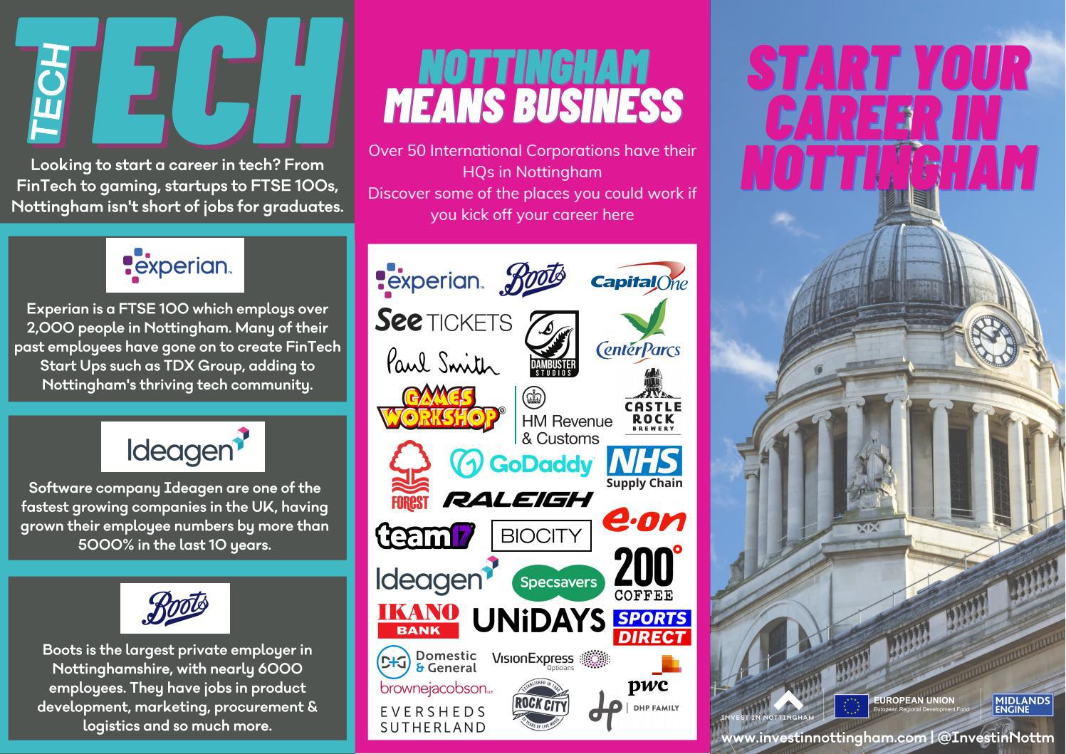 Start Your Career in Nottingham by Invest in Nottingham - Issuu