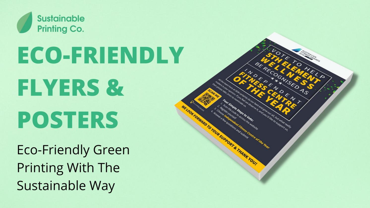 Eco-Friendly Flyers & Posters | Sustainable Printing by ...