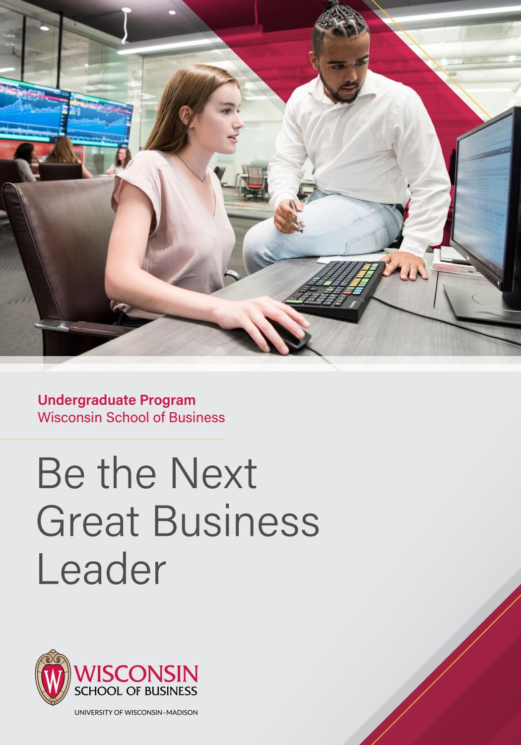 Wisconsin Undergraduate Program Brochure by University of Wisconsin ...