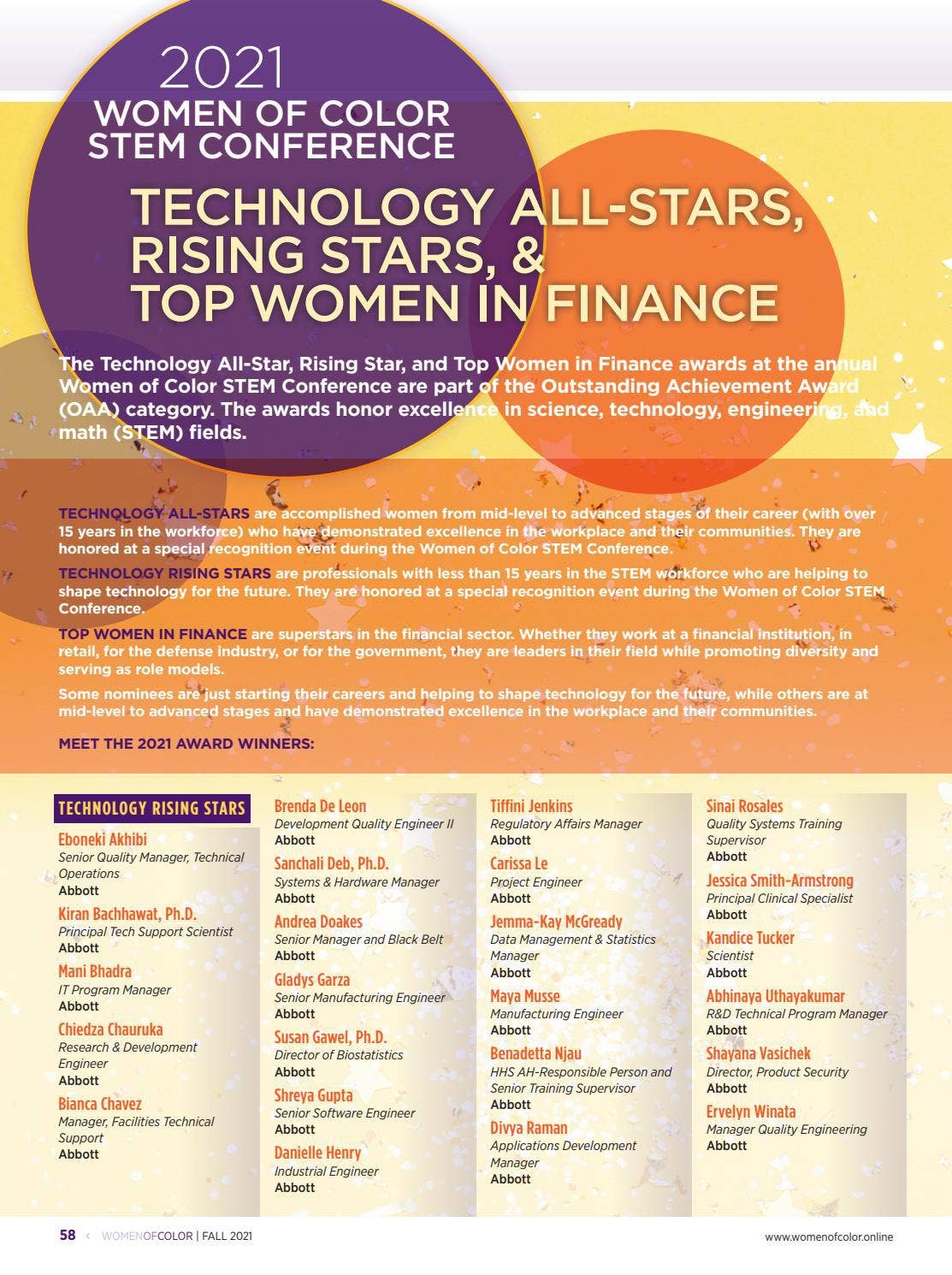 2021 Women of Color | CONFERENCE - VOL. 21, NO. 2 by Career ...