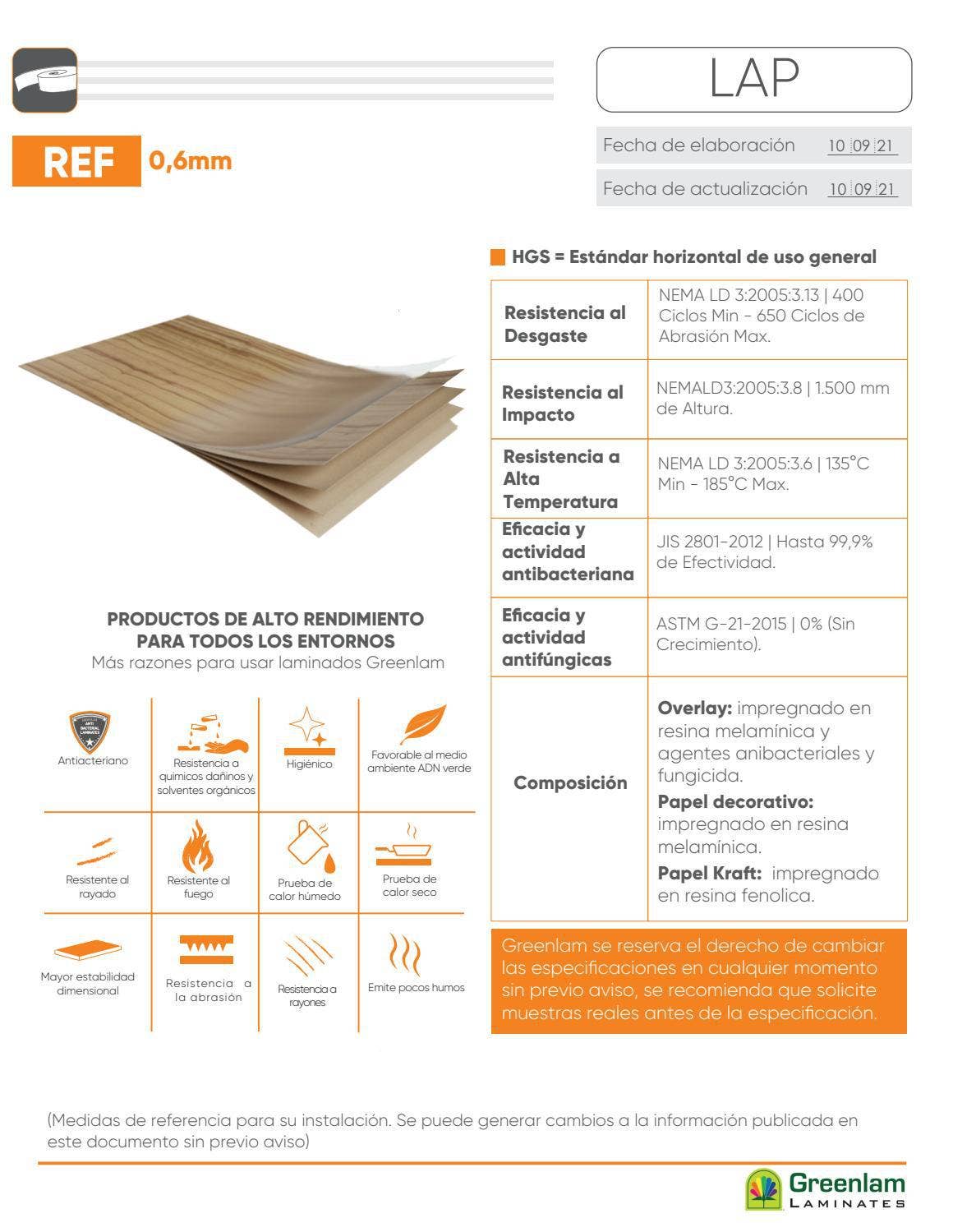 LAP - HGS Estándar 0.6mm by Madecentro Colombia - Issuu