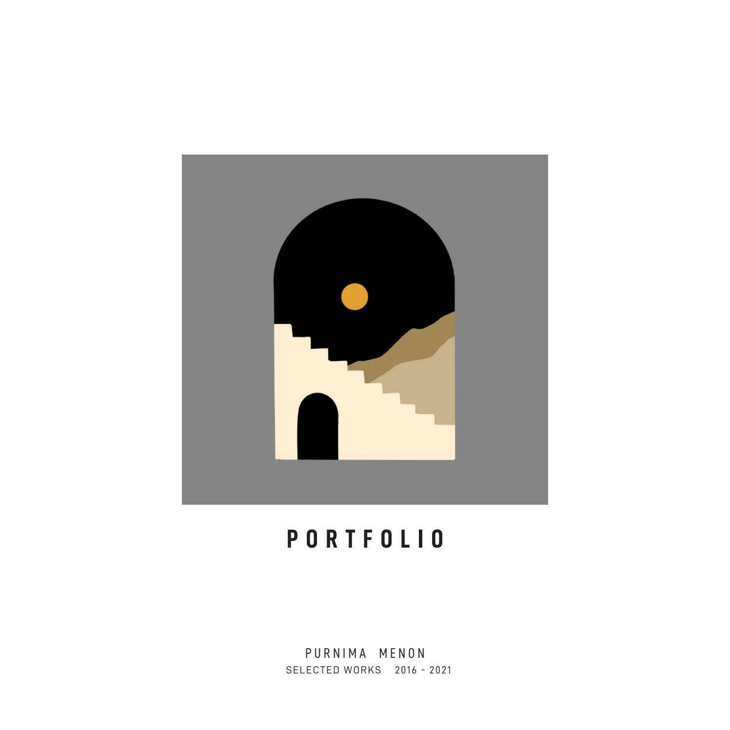 Architectural Portfolio - Selected works (2016-2021) by Purnima Menon ...