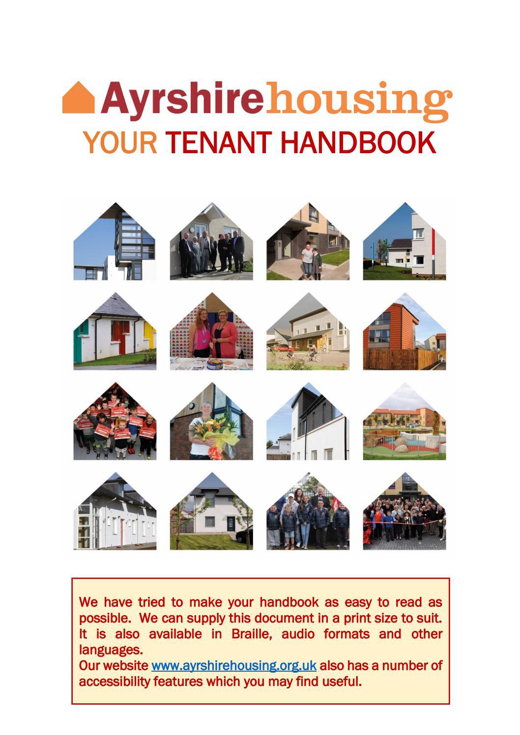 Tenant Handbook by Ayrshire Housing - Issuu