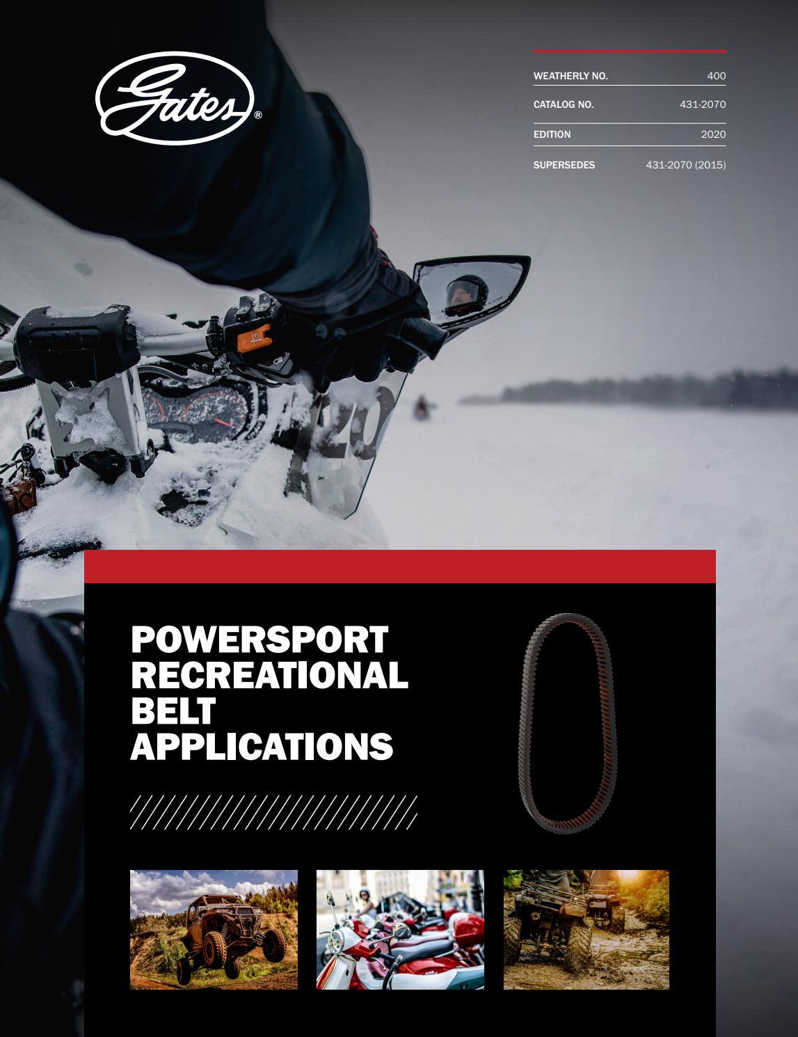 CATALOGO GATES 2020 by Bike Inside - Issuu