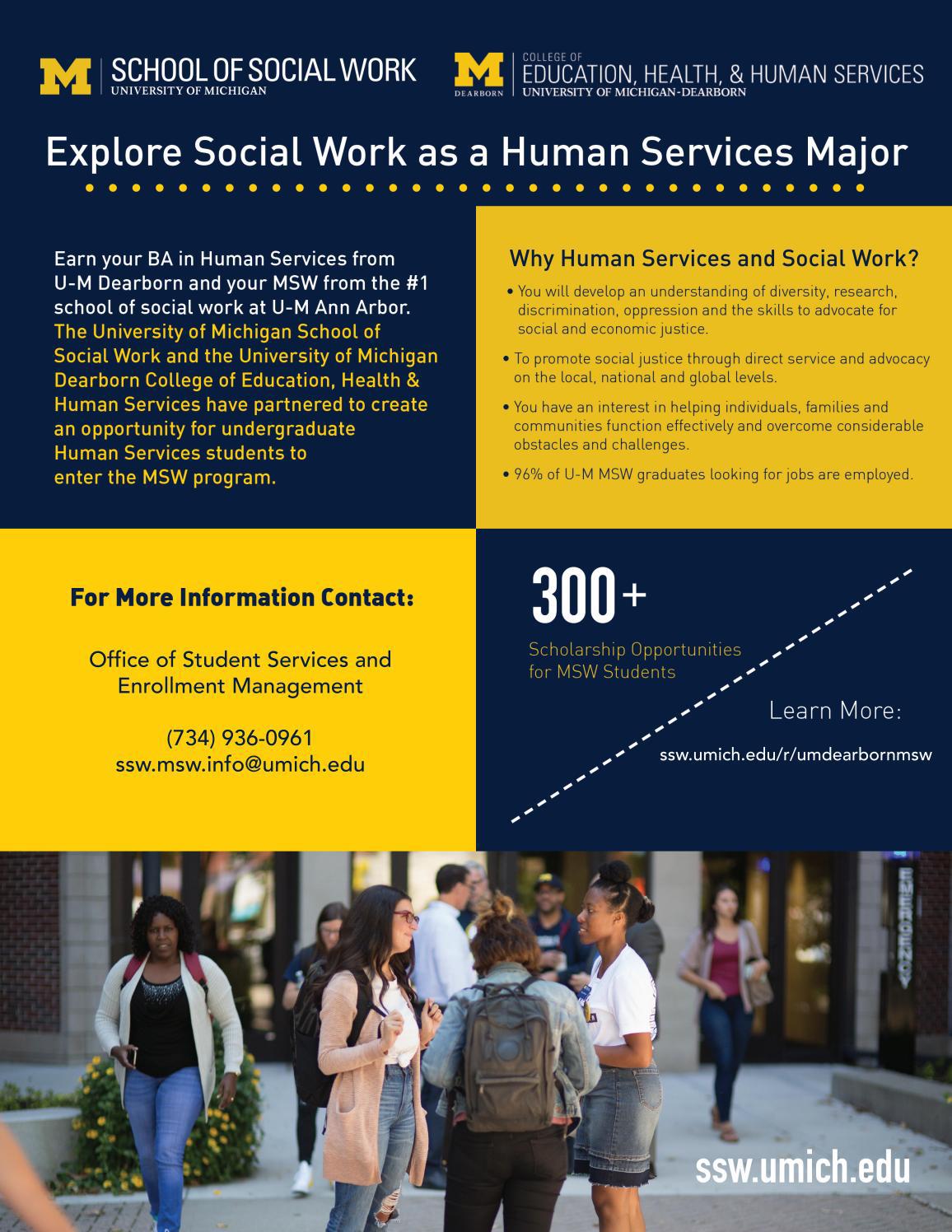 Explore Social Work as a Human Services Major by University of Michigan ...
