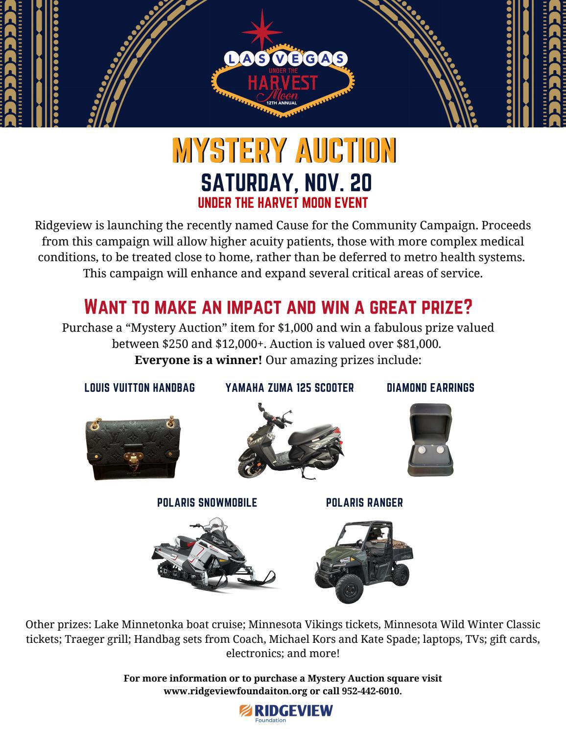 2021 Mystery Auction Flyer v2 by RidgeviewFoundation - Issuu