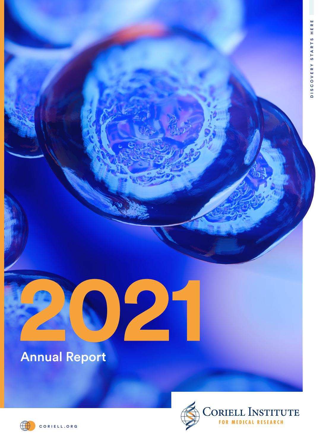 Coriell Institute for Medical Research - 2021 Annual Report by ...
