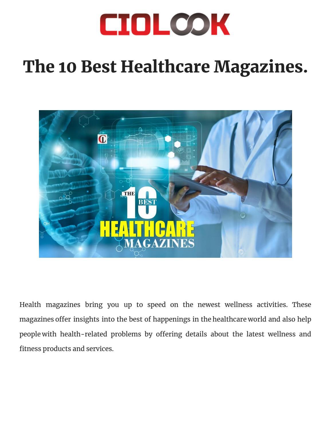 The 10 Best Healthcare Magazines | Global healthcare magazines by ...