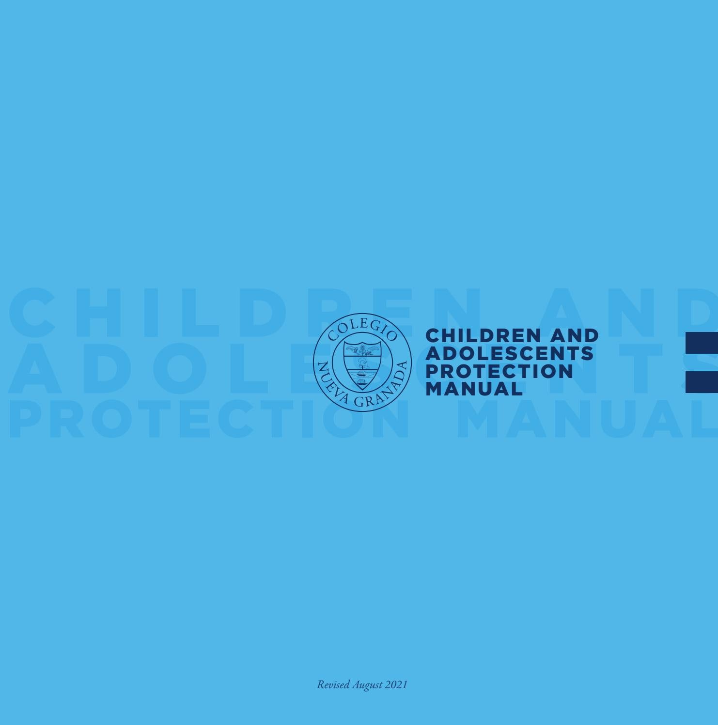 CHILDREN AND ADOLESCENTS PROTECTION MANUAL 2021-2022 by ...